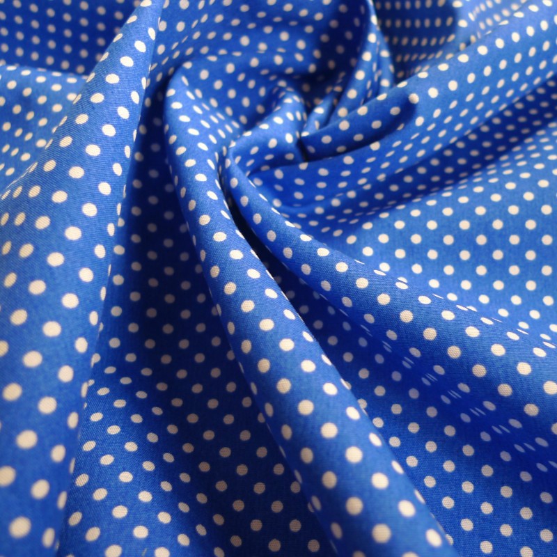 Tissu roi mini pois - Tissus